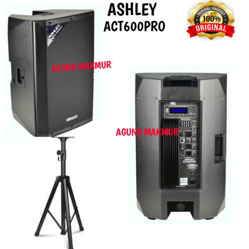 Jual Speaker Aktif Ashley ACT600PRO Original 15 inch | Shopee Indonesia