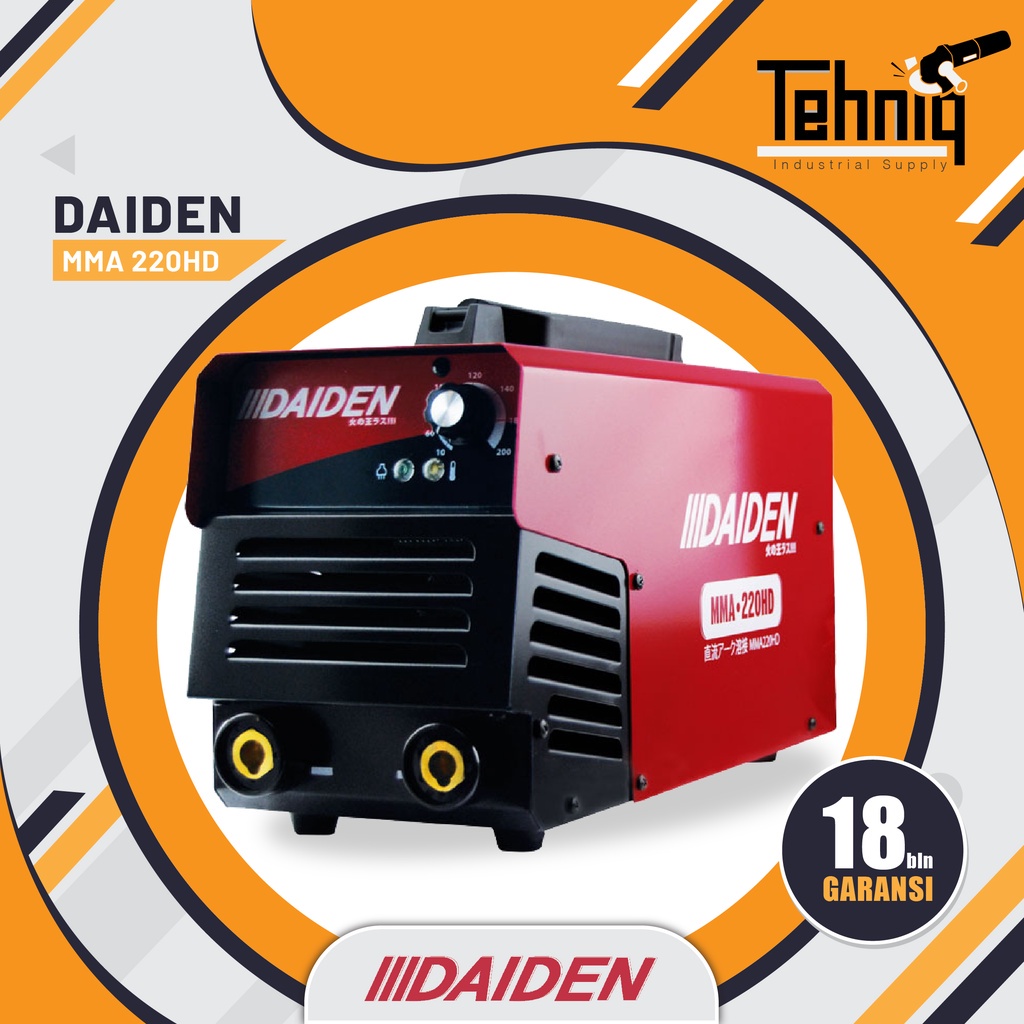 Jual Mesin Las / Trafo Las Listrik / Inverter Las DAIDEN MMA 220 HD ...