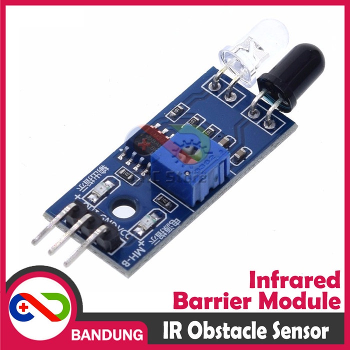 Jual INFRARED BARRIER OBSTACLE SENSOR HALANGAN RINTANGAN MODULE FOR ...