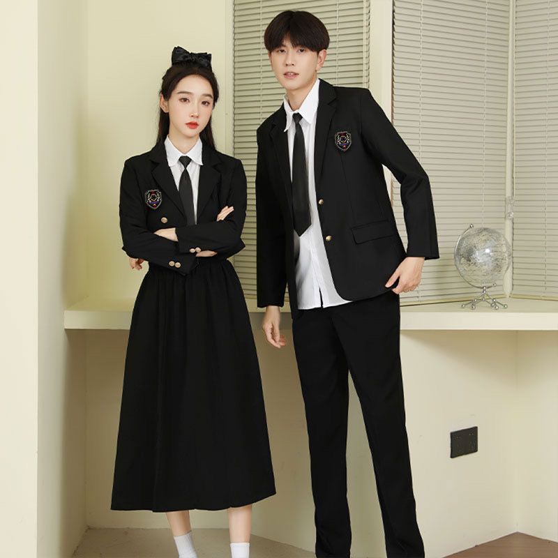 Jual Class uniform, high school girl college style suit, long dress ...