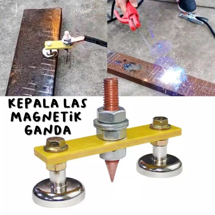 Jual Double Magnetic Welding Ground Clamp (Kepala Las Magnetik Ganda ...