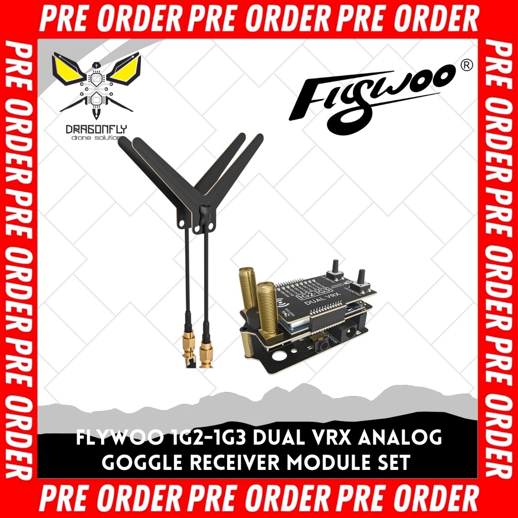 Jual PRE ORDER Flywoo 1G2-1G3 Dual VRX Analog Goggle Receiver Module Set | Shopee Indonesia