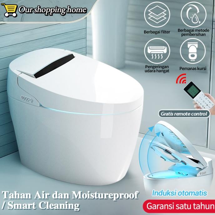 Jual Automatic Smart Toilet Europe/Kloset Duduk Putih /Penghangat kursi ...