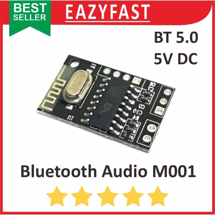 Jual Modul Bluetooth Audio Receiver M001 BT 5.0 Stereo AUX Module Board ...