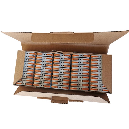 Jual 50pcs Connector Konektor Wago 1Pin Din rail Jumper kabel listrik ...