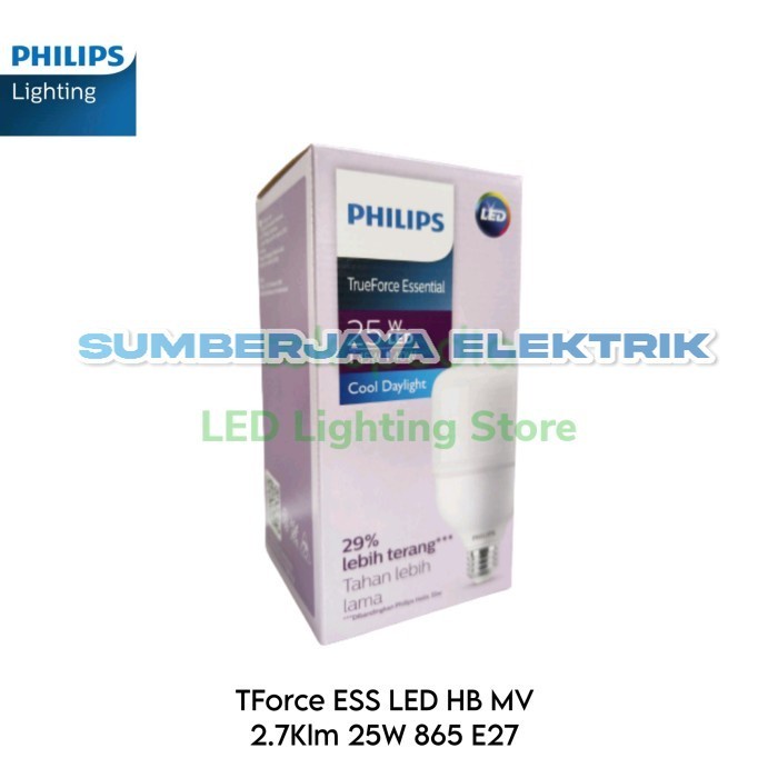 Jual PHILIPS TForce True Force ESSENTIAL LED 25 W 25 W 25 Watt E27 6500 K | Shopee Indonesia
