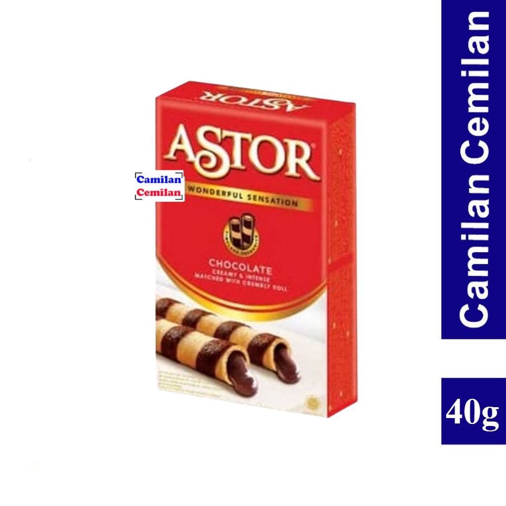 Jual Astor Wafer Stick Chocolate 40 gr | Shopee Indonesia