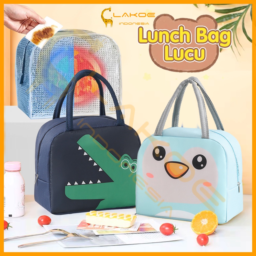 Jual Lakoe tas bekal makanan anak Lunch Box Cooler Makanan Anak Lunch ...