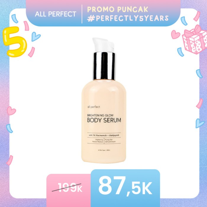 Jual All Perfect Brightening Glow Body Serum with 7% Niacinamide ...