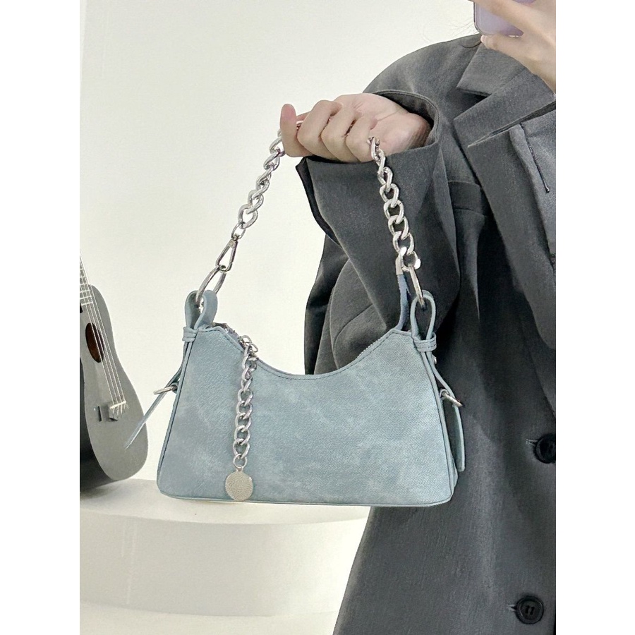 Jual Tas Ketiak Rantai Denim Retro Desain Tampak Tinggi 2023 Tas ...
