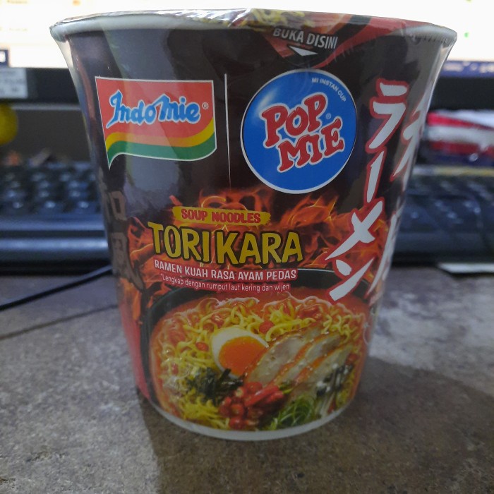 Jual Indomie Mie Kuah Japanese Ramen Ayam Pedas Tori Kara Cup 70gr ...