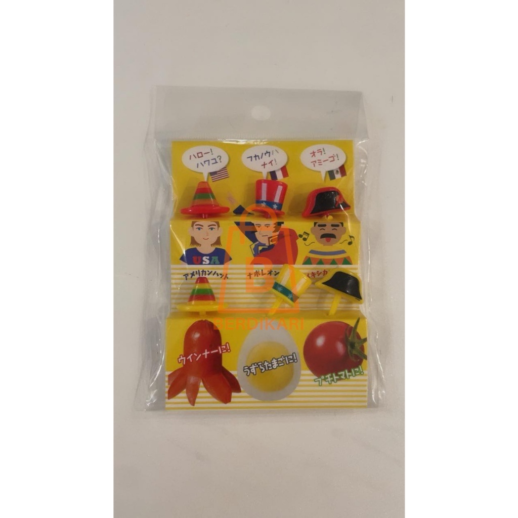Jual Tusukan Gemoy Tusukan Bento Karakter Tusukan Lucu Garpu Bento Lucu ...