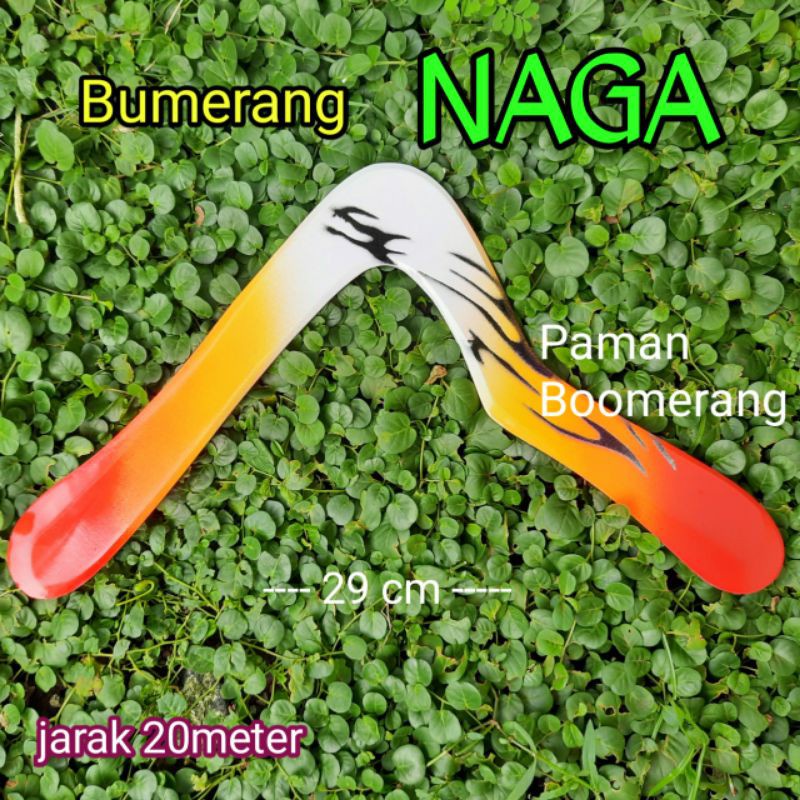 Jual Bumerang Outdoor Boomerang Naga Jarak 20 meter | Shopee Indonesia
