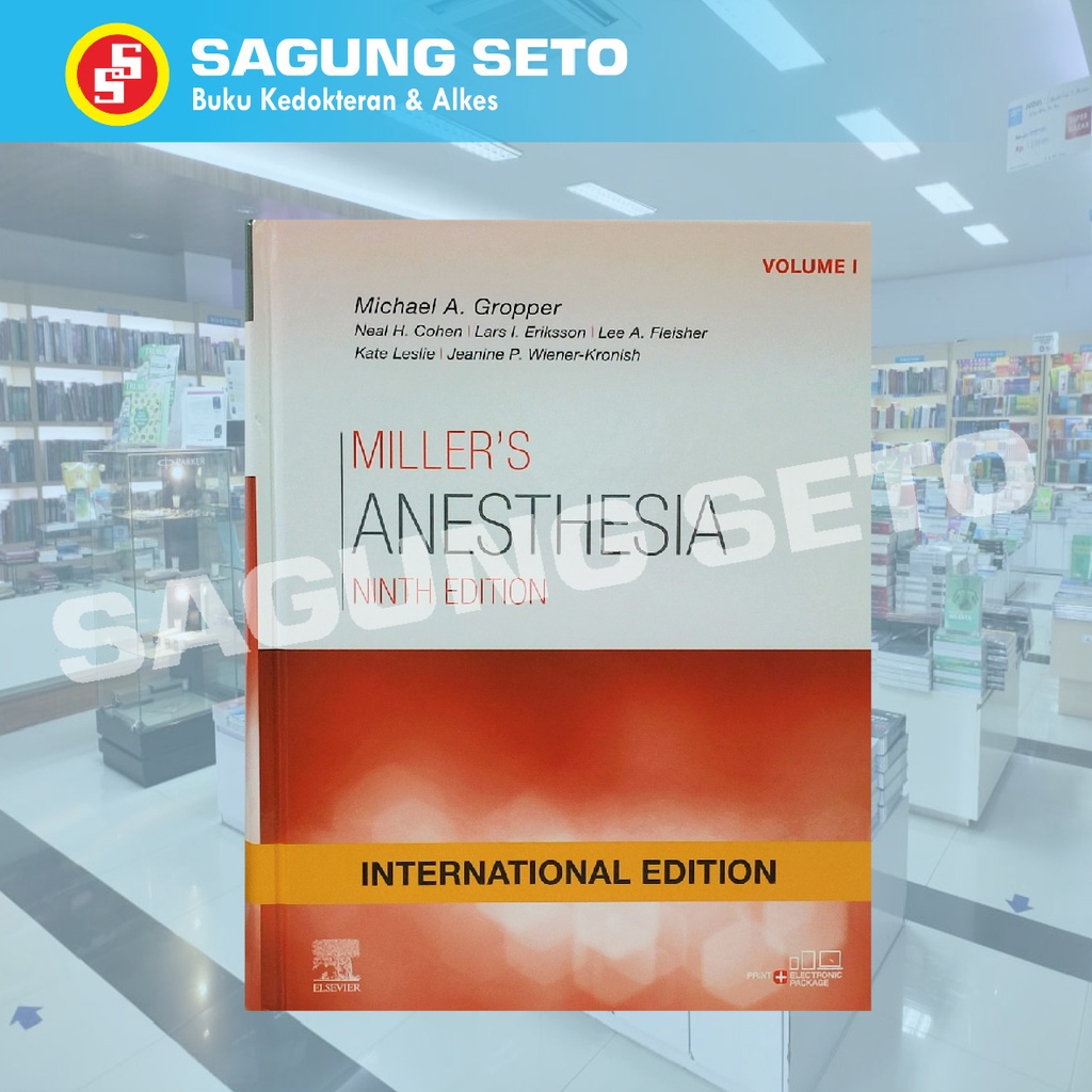 Jual MILLERS ANESTHESIA 9ED-INTERNATIONAL EDITION / ANESTESI MILLER ...