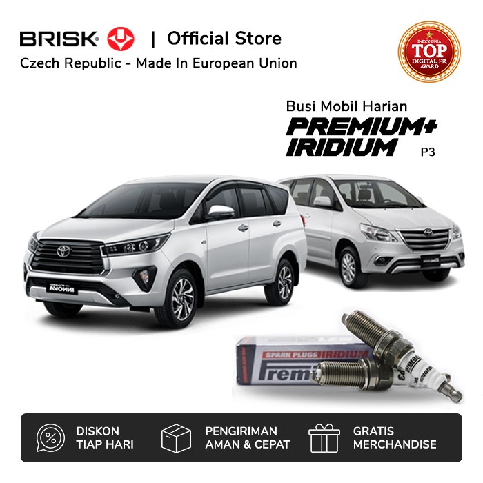 Jual Busi Mobil Toyota Innova Brisk Premium Iridium P3 | Shopee Indonesia