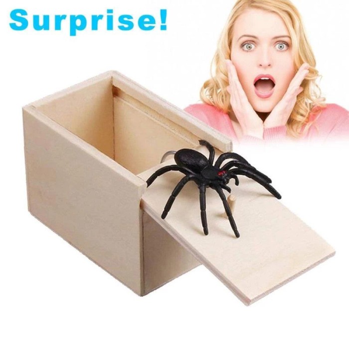 Jual SPINENBOX | mainan prank / prank toys spider PSM | Shopee Indonesia