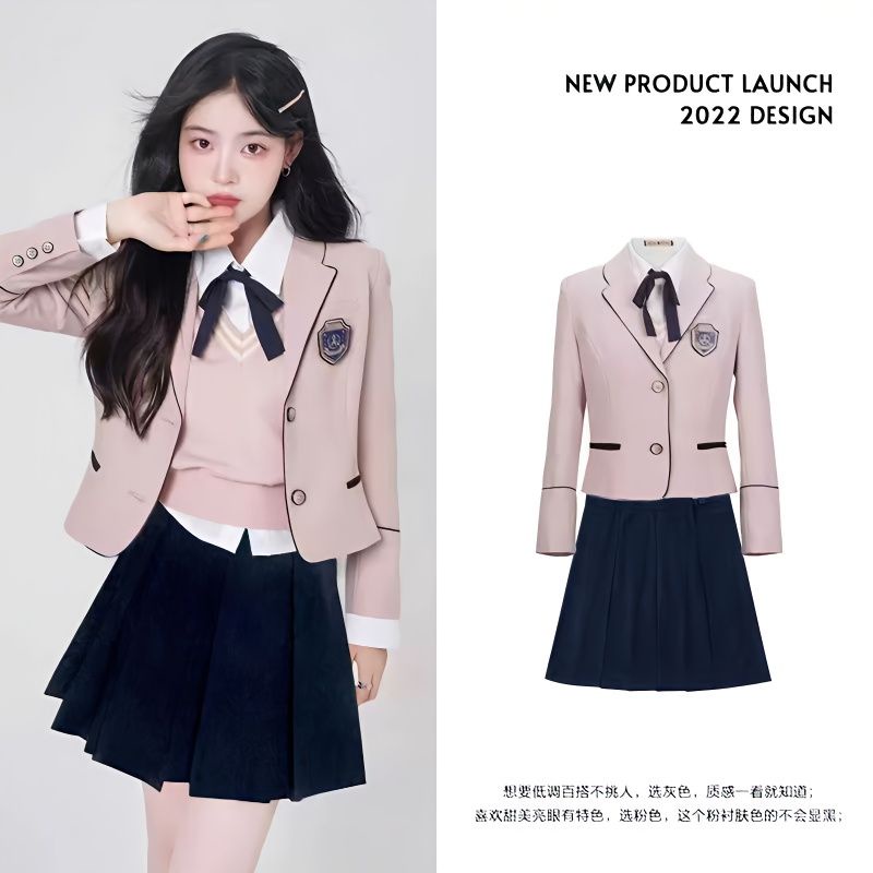 Jual Female Korean Uniforms Academy Style Suit JK Uniform Set | Shopee ...