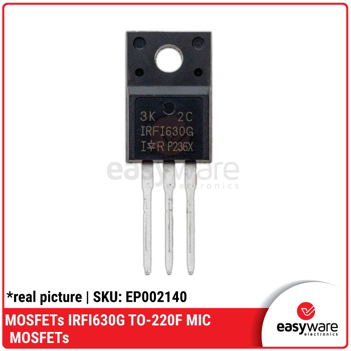 Jual MOSFETs IRFI630G TO-220 FULLPAK MOSFET IRF630 TO220 TRANSISTOR ...