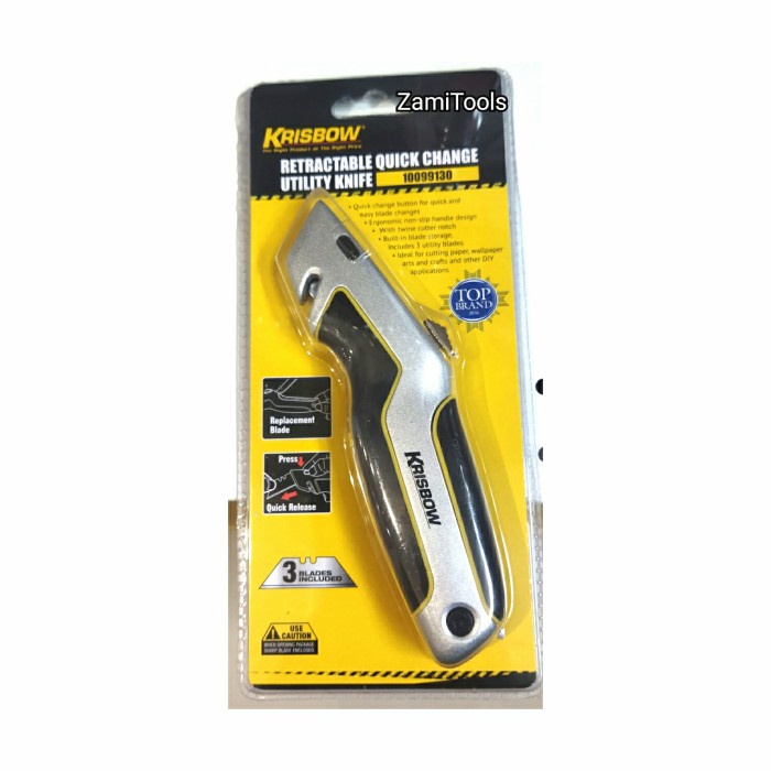 Jual Cutter Retractable Krisbow | Shopee Indonesia