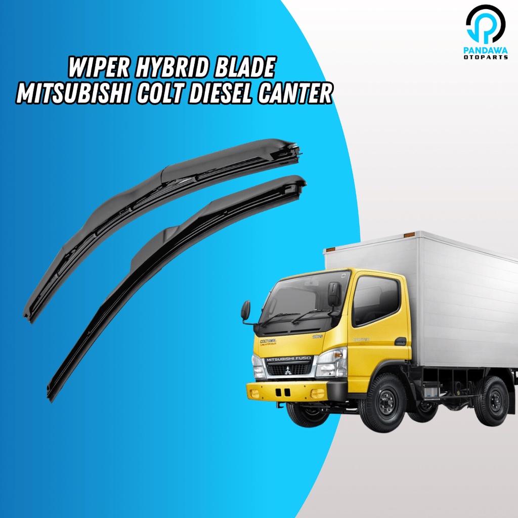 Jual 1 Set Wiper Hybrid Mitsubishi Truk Colt Diesel Canter Tanpa Rangka ...