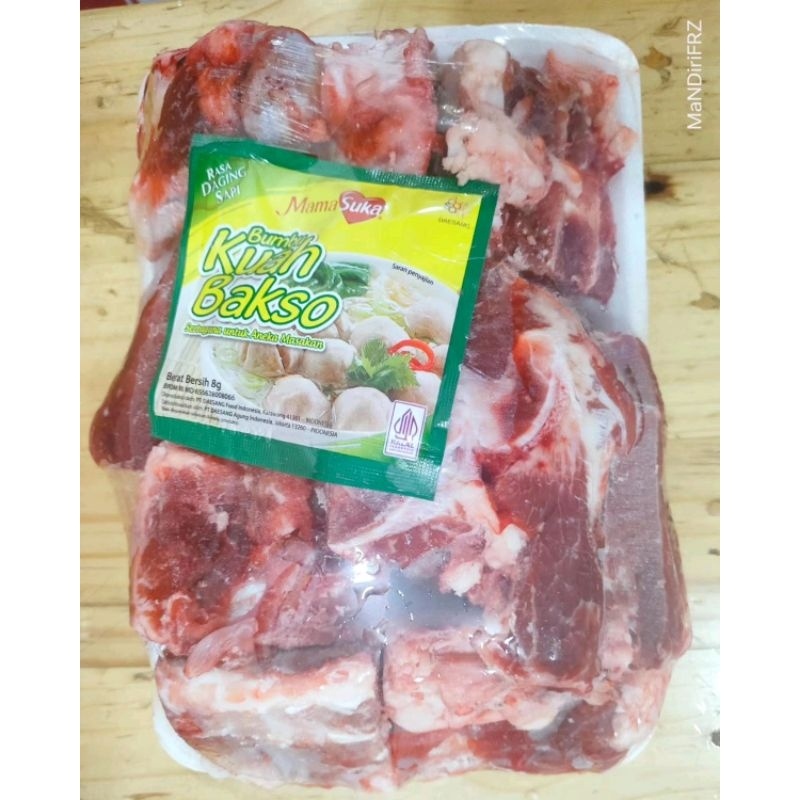 Jual iga sirip rusuk sapi spesial iga kuah lengkap bumbu sop 1kg ( best ...