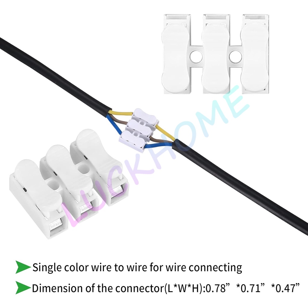 Jual Kabel Terminal Quick Connector Sambungan Kabel Listrik 2 Kabel ...