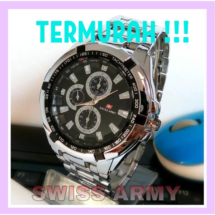 Jual Jam Tangan Pria Terlaris/ Jam Tangan Cowok Stainless Steel/ Jam ...