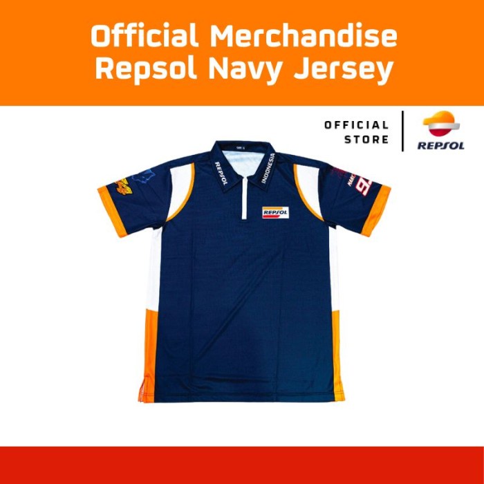 Jual Repsol Merchandise Official Navy Jersey | Shopee Indonesia