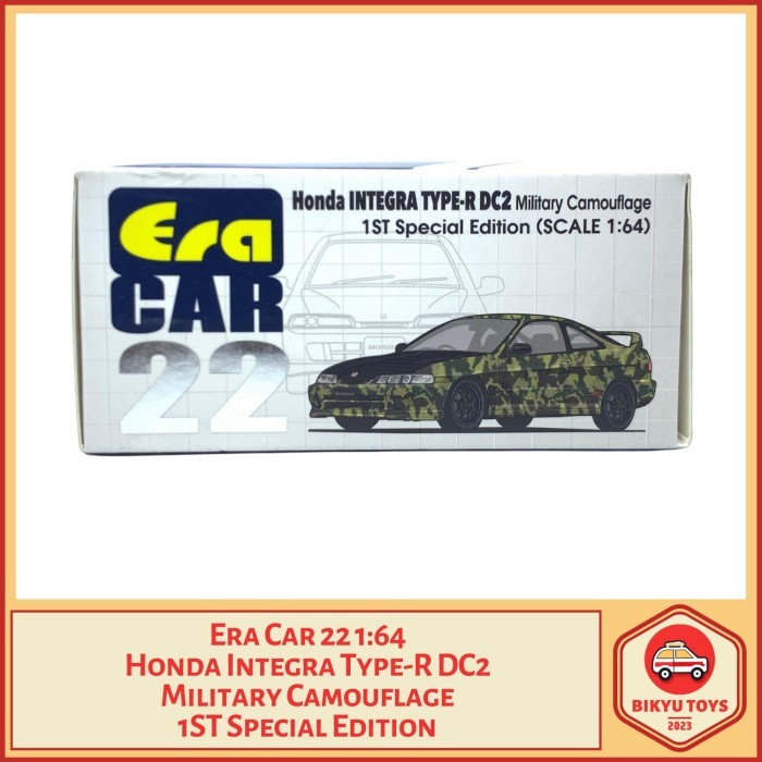 Jual Era Car 22 1:64 Honda Integra Type-R DC2 Military Camouflage 1ST ...