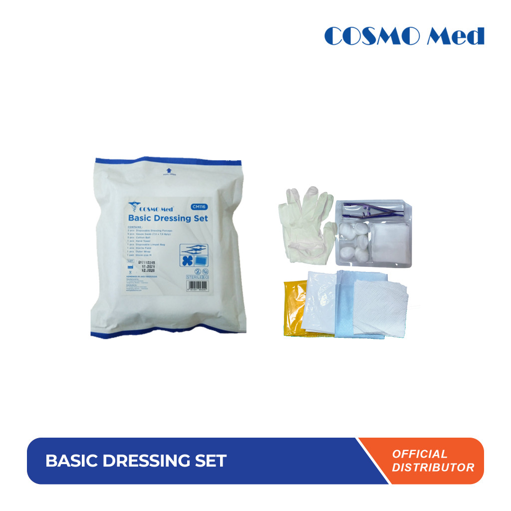 Jual COSMO MED Basic Dressing Set Rawat Luka Lengkap | Shopee Indonesia