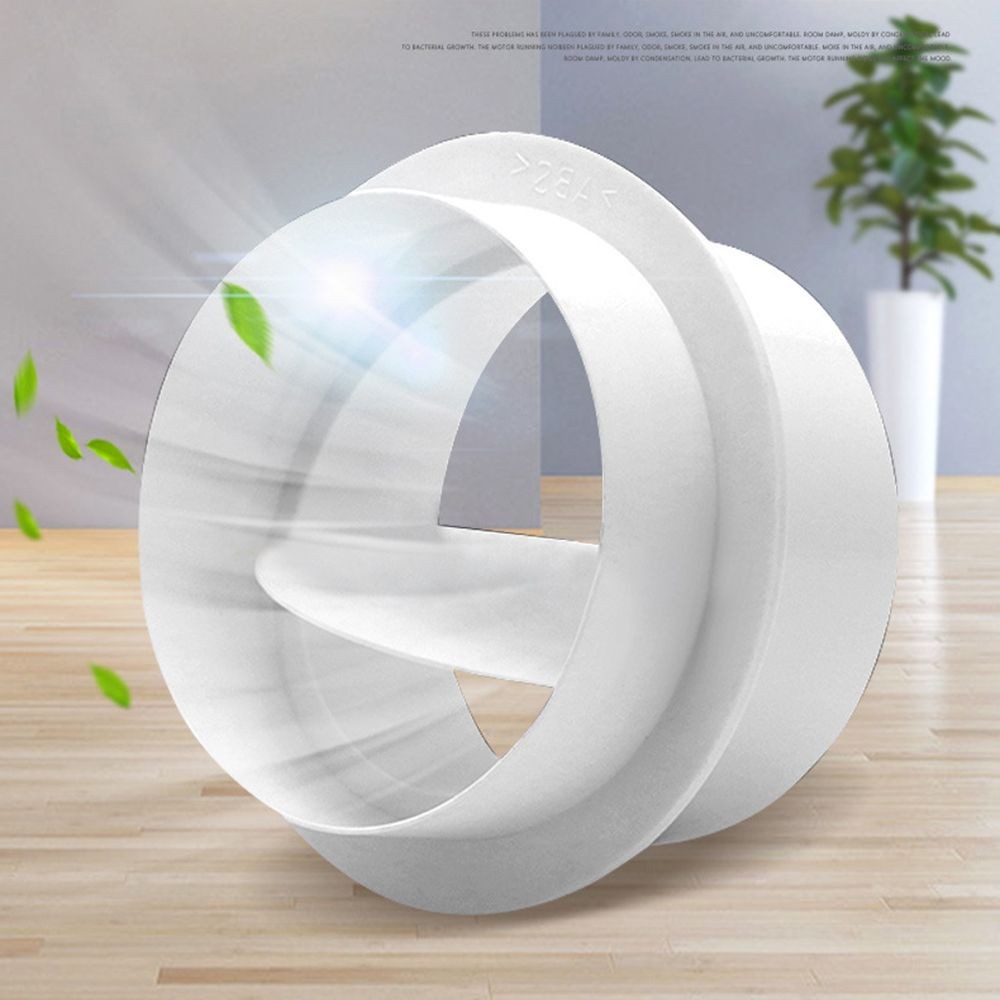 Jual 80-150mm PVC Round Pipe Draft Blocker Backdraft Damper One Way ...