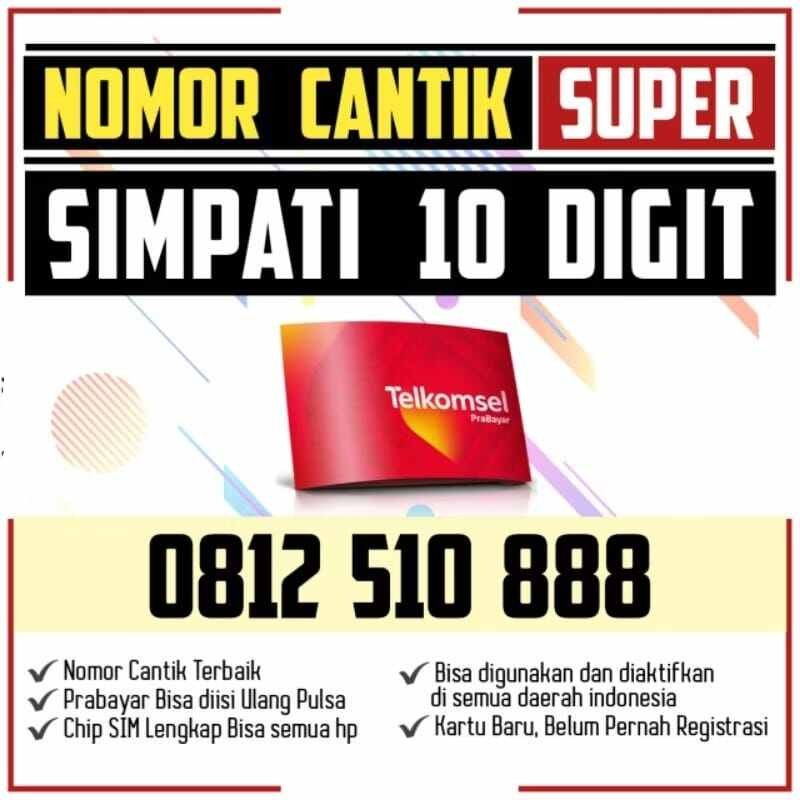 Jual Bisa Cod Nomor Cantik Telkomsel 10 Digit Happy Kuota 100GB Dan ...