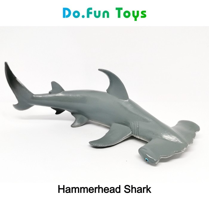 Jual E.SYO - PROMO Hammerhead Shark Animal Figure/ Miniatur Ikan Hiu ...