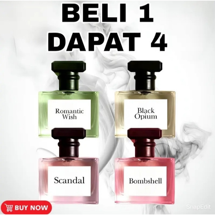 Jual SPECIAL PROMO BELI 1 DAPAT 4 PARFUM WANITA ORIGINAL TERLARIS ...