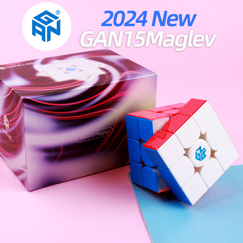 Jual New GAN 15 Maglev Stickerless Magnetic Speed Cube 3x3 Professional ...