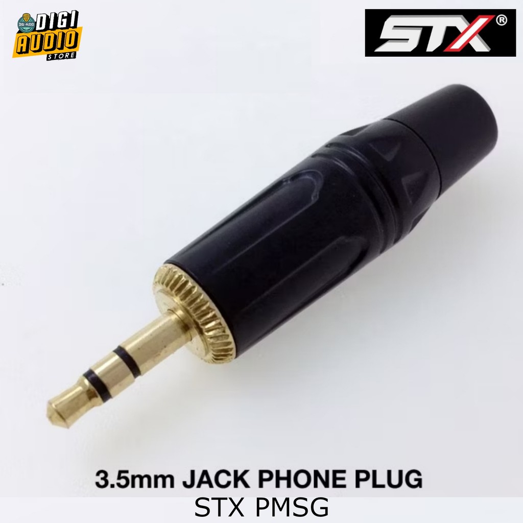 Jual Konektor Audio Plug Mini Jack 3.5mm TRS Stereo Gold - Baby Jack ...