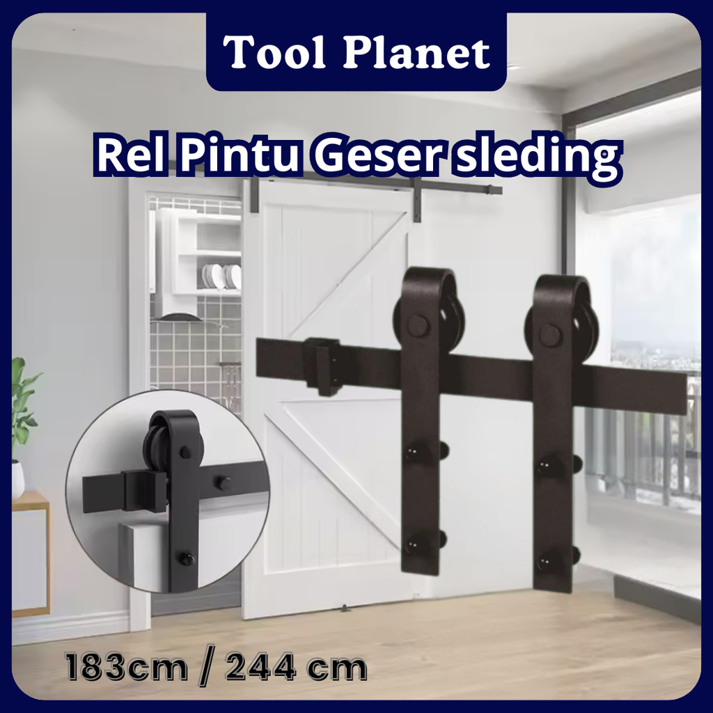 Jual Tool Planet⚡Garansi 1 Tahun⚡6FT/6.6FT/8FT Rel Pintu Geser Sleding ...
