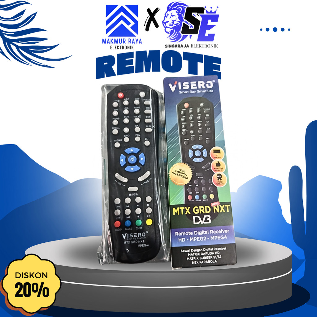 Jual Matrix Remote Receiver Garuda - Remote Universal untuk Decoder TV ...