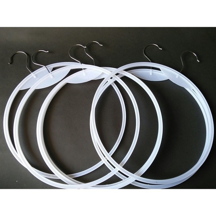Jual (PAP) HANGER BULAT LINGKARAN GANTUNGAN DISPLAY HIJAB JILBAB ...
