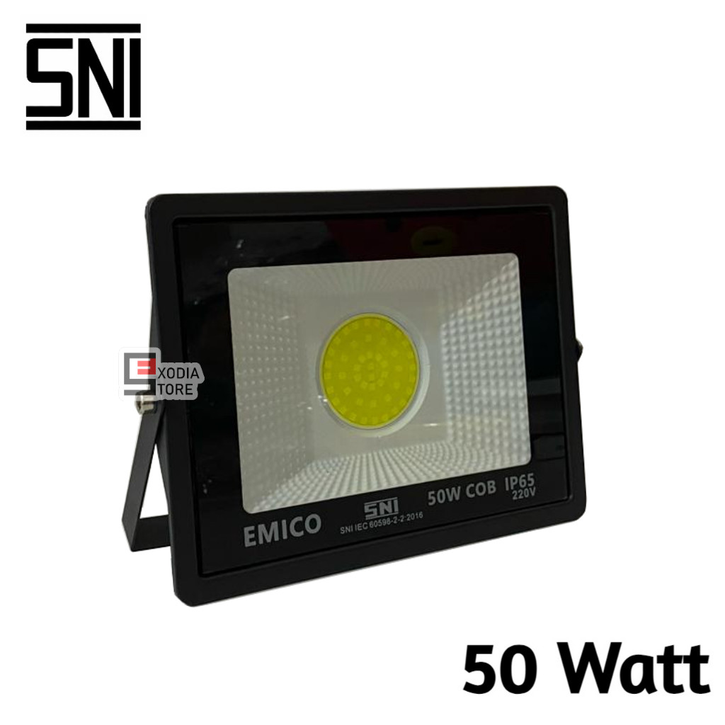 Jual Emico Lampu Sorot SMD LED COB 50 Watt SNI Waterproof IP65 Lampu Tembak Floodlight utk ...