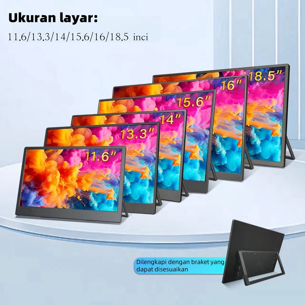 Jual Dual/Single LED HD Extend Mirroring For Laptop Triple Monitor ...