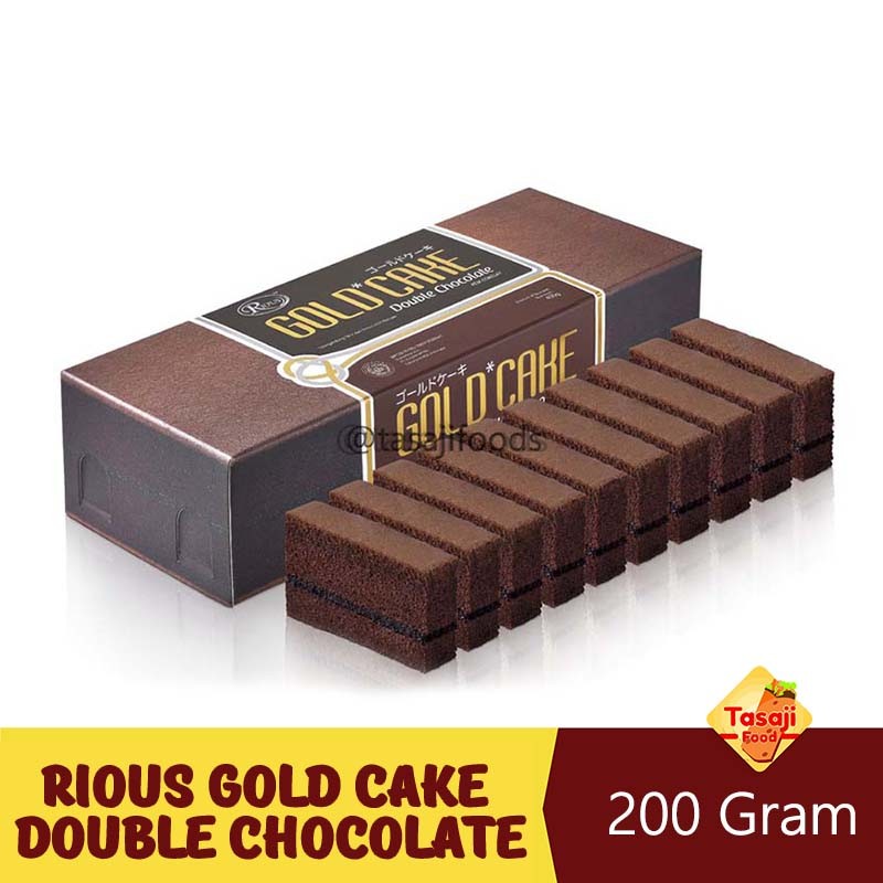 Jual Rious Gold Cake Double Chocolate Mini 200 Gram | Shopee Indonesia