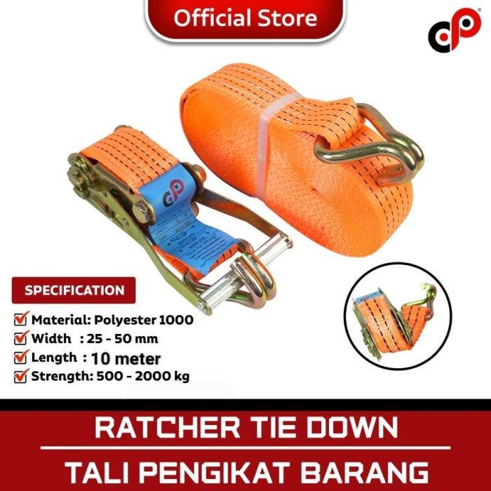 Jual Rachet tie down / Tali pengikat track belt / Trekbel Ukuran 5cm x ...