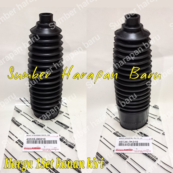 Jual Karet Boot Steer Stir Rack Steering Innova Hilux Fortuner 1Set 2pc ...
