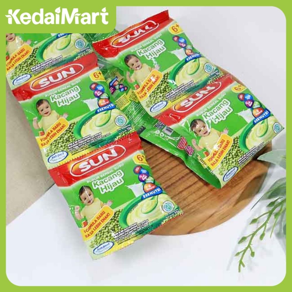 Jual Sun Bubur Sereal Susu Kacang Hijau Sachet 20 Gram | Shopee Indonesia