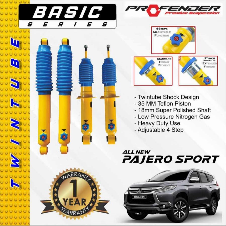 Jual Shockbreaker Profender Adjustable Mitsubishi Pajero Sport | Shopee ...