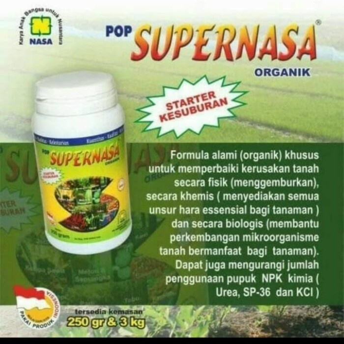 Jual New PUPUK ORGANIK SEMUA TANAMAN, SUPER NASA 250 GR, ASLI PATEN | Shopee Indonesia