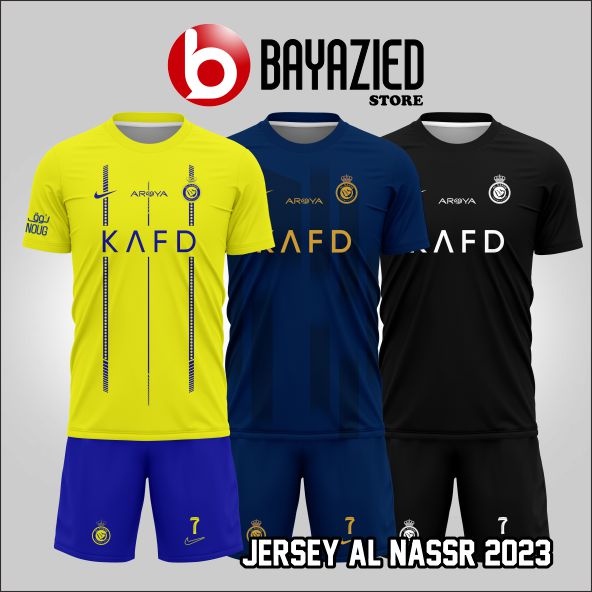 Jual Dd345 Jersey Al Nassr 2023 Nike Ronaldo Terbaru Full Printing