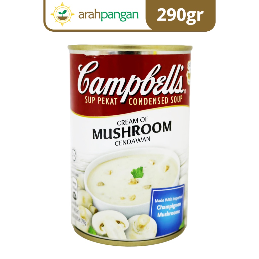 Jual Sup Jamur Cream of MUSHROOM Campbells 300gr | Shopee Indonesia