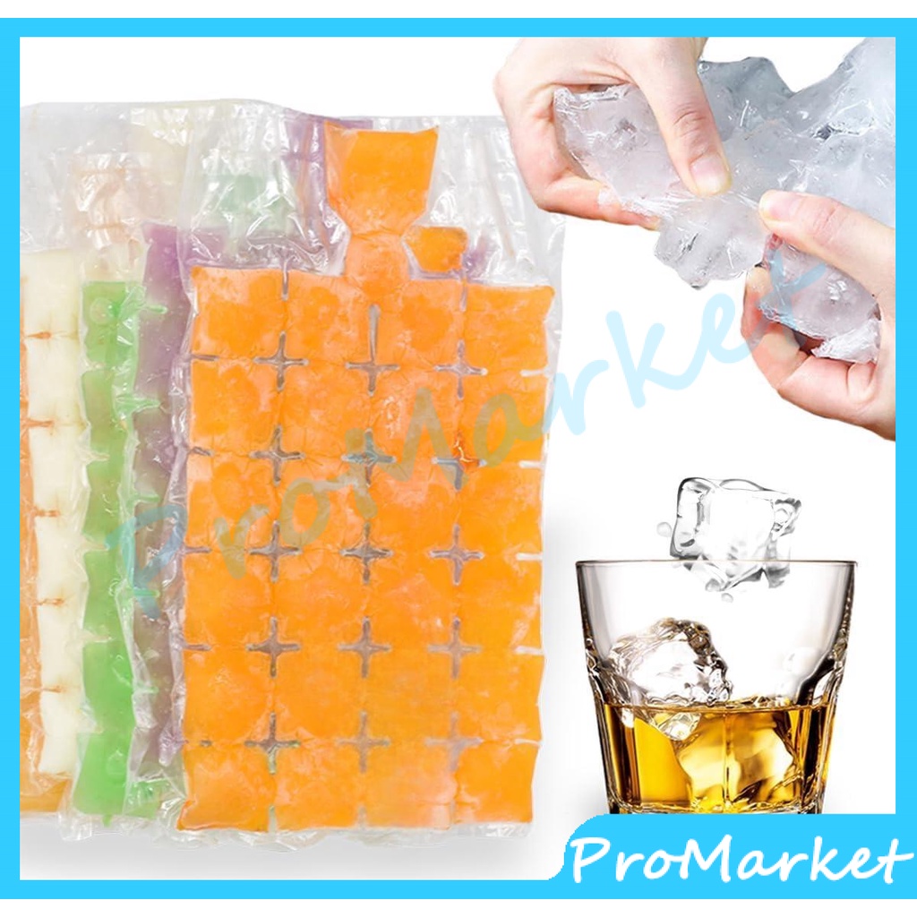Jual Plastik Cetakan Es Batu Isi 10 Pcs / Kantong Pembuat Es Batu ...